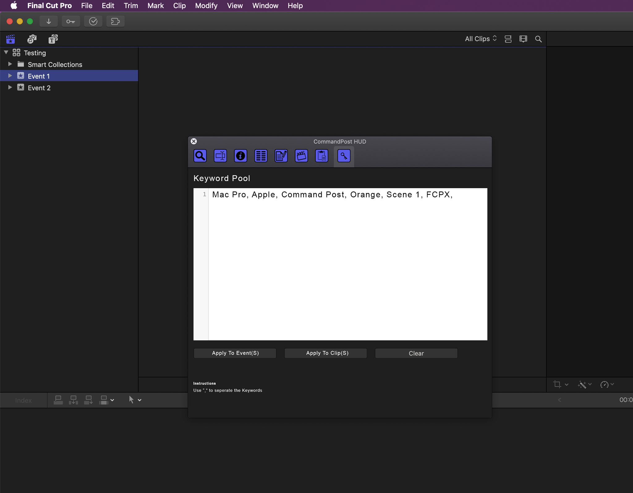 Keyword Pool · Issue #2209 · CommandPost/CommandPost · GitHub