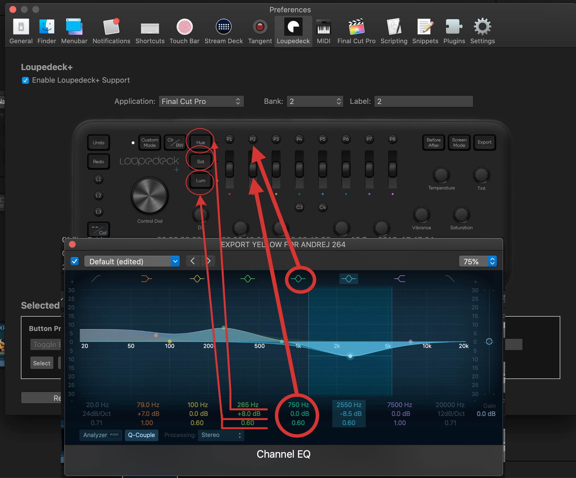 Add actions to control the EQ in Final Cut Pro · Issue #1901 · CommandPost/CommandPost · GitHub