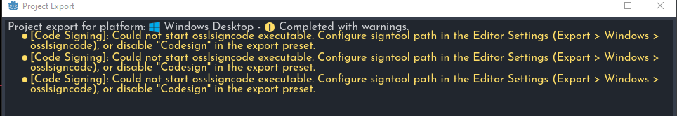 Exports fail to codesign · Issue #73681 · godotengine/godot · GitHub
