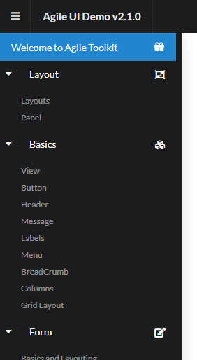 Expand left menu for demos by default · Issue #1233 · atk4/ui · GitHub