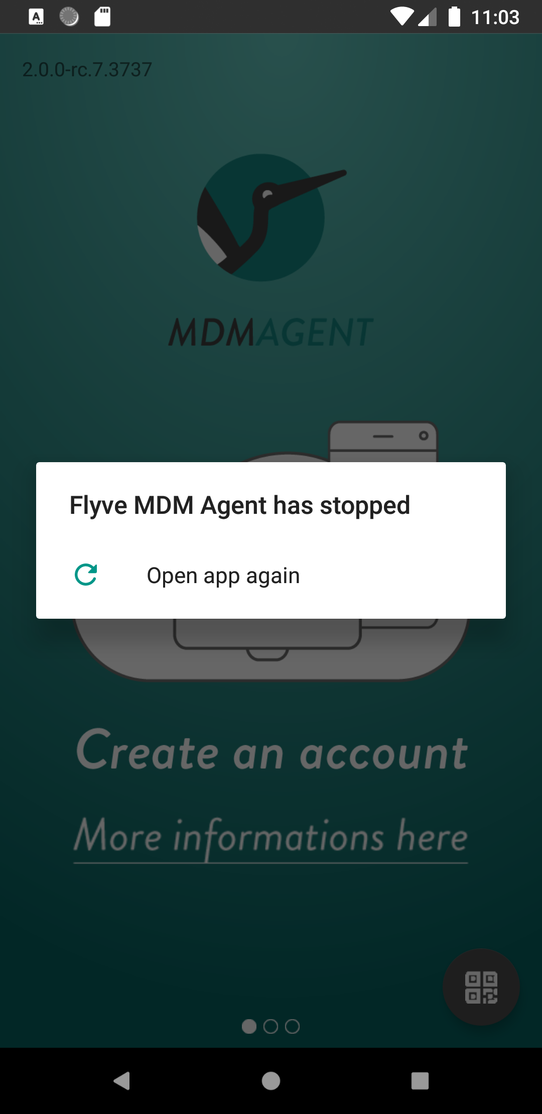 App Crash after Share the Inventory Screen · Issue #239 · glpi-project/android-inventory-library ...