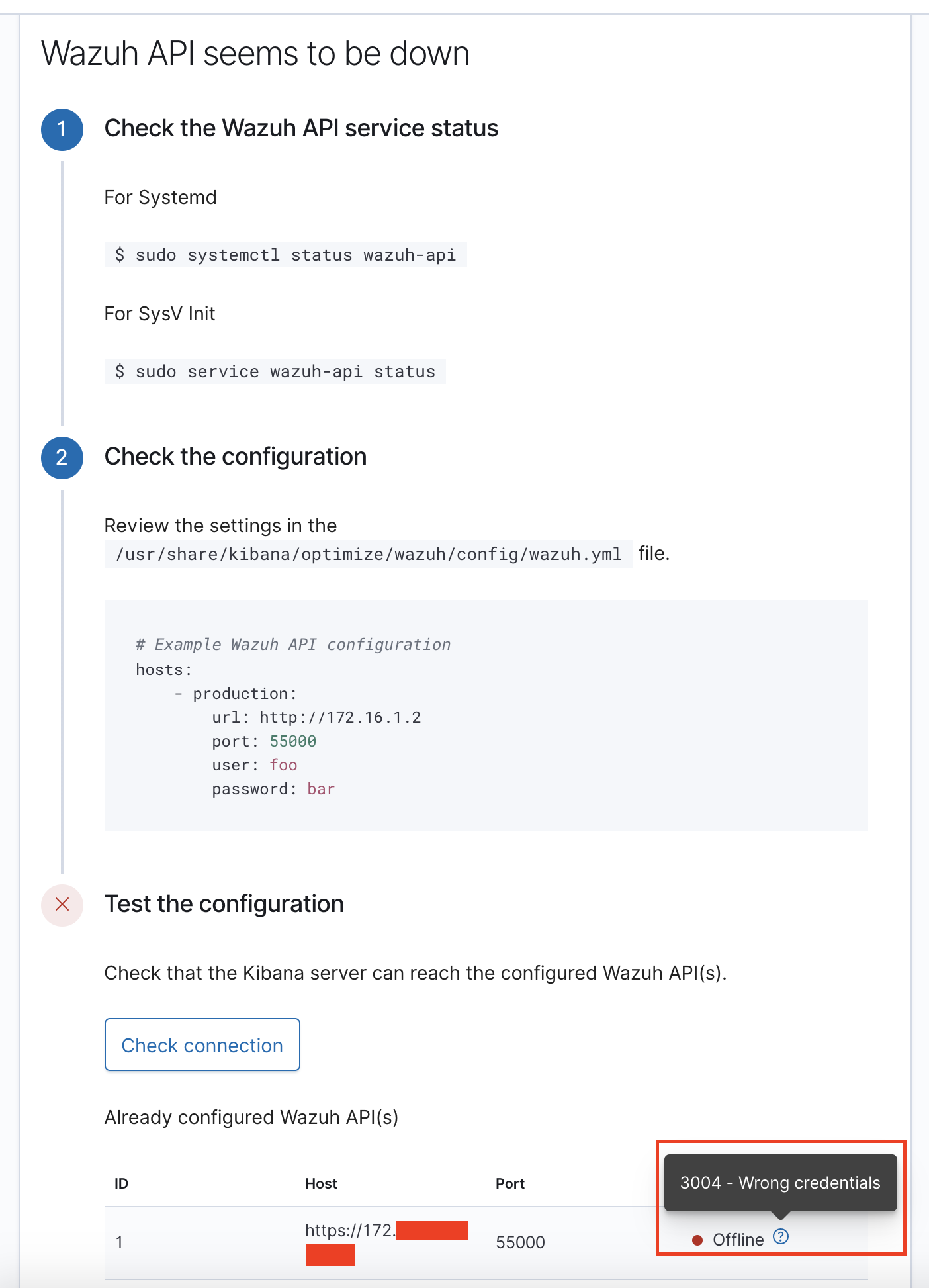 Wazuh App Wrong Credentials - Error 3004 · Issue #2871 · wazuh/wazuh-dashboard-plugins · GitHub