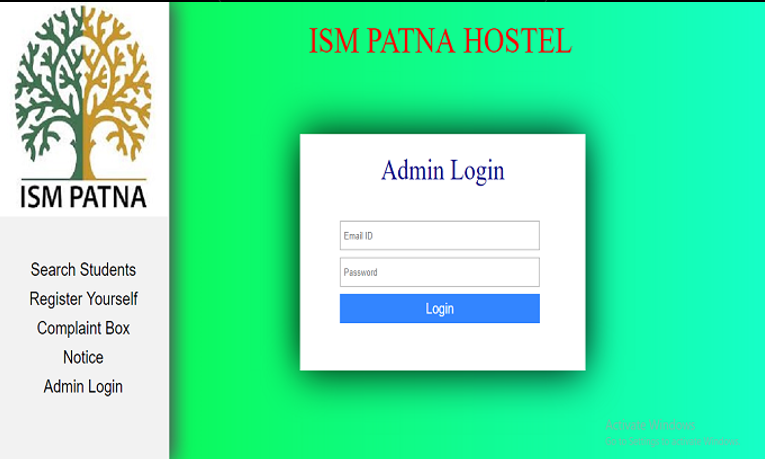 GitHub - ankitk645/HostelManagementSystem