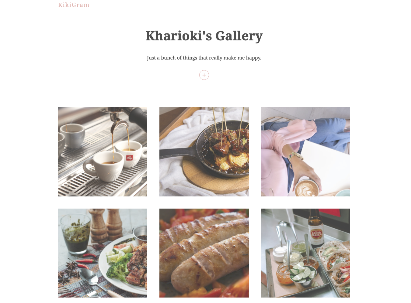 GitHub - kharioki/KikiGram: A photo gallery built with react, firebase and framer motion animations.