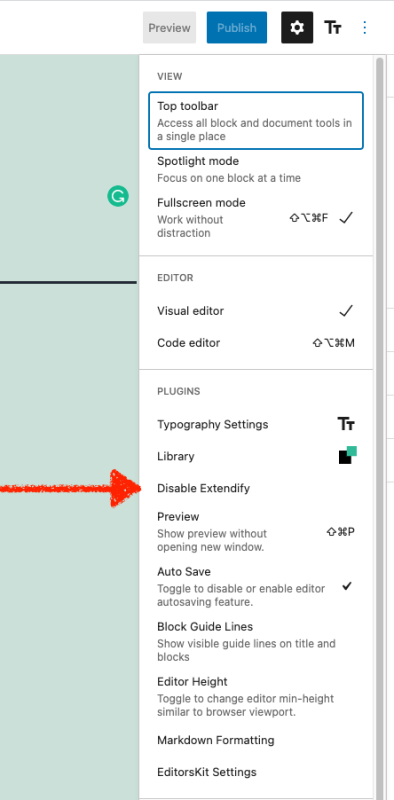 Disable the Extendify button · Issue #320 · CakeWP/block-options · GitHub