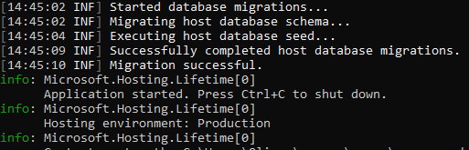 Simplify Dbmigrator Console Output · Issue 3658 · Abpframeworkabp 2493
