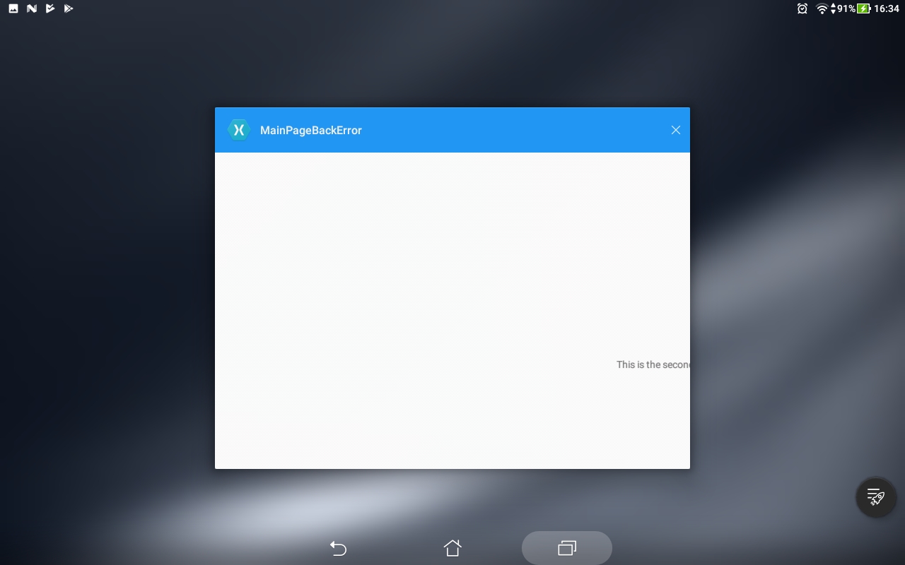 Xamarin Forms Android, return to previous App.MainPage · Issue #5236 ...