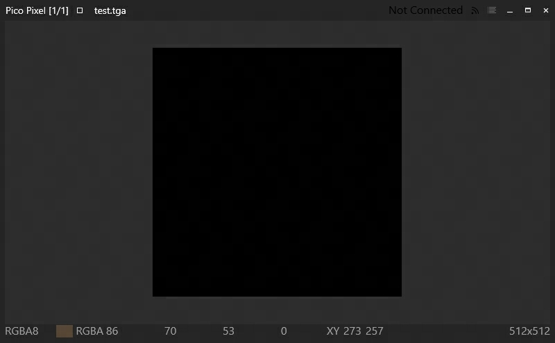A tga with all 0 alpha channels, when converted to dds in dxt5 format, the alpha channels become ...