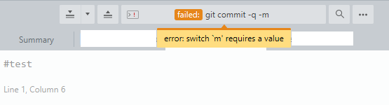 Commit message can't start with '#' · Issue #1360 · sublimehq/sublime_merge · GitHub