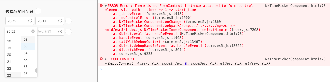 Timepicker Bug · Issue 457 · Ng Zorrong Zorro Antd · Github 