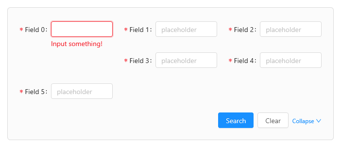 form组件 高级搜索例子 显示错误提示时在ie所有浏览器下布局错乱 · Issue #14772 · ant-design/ant ...
