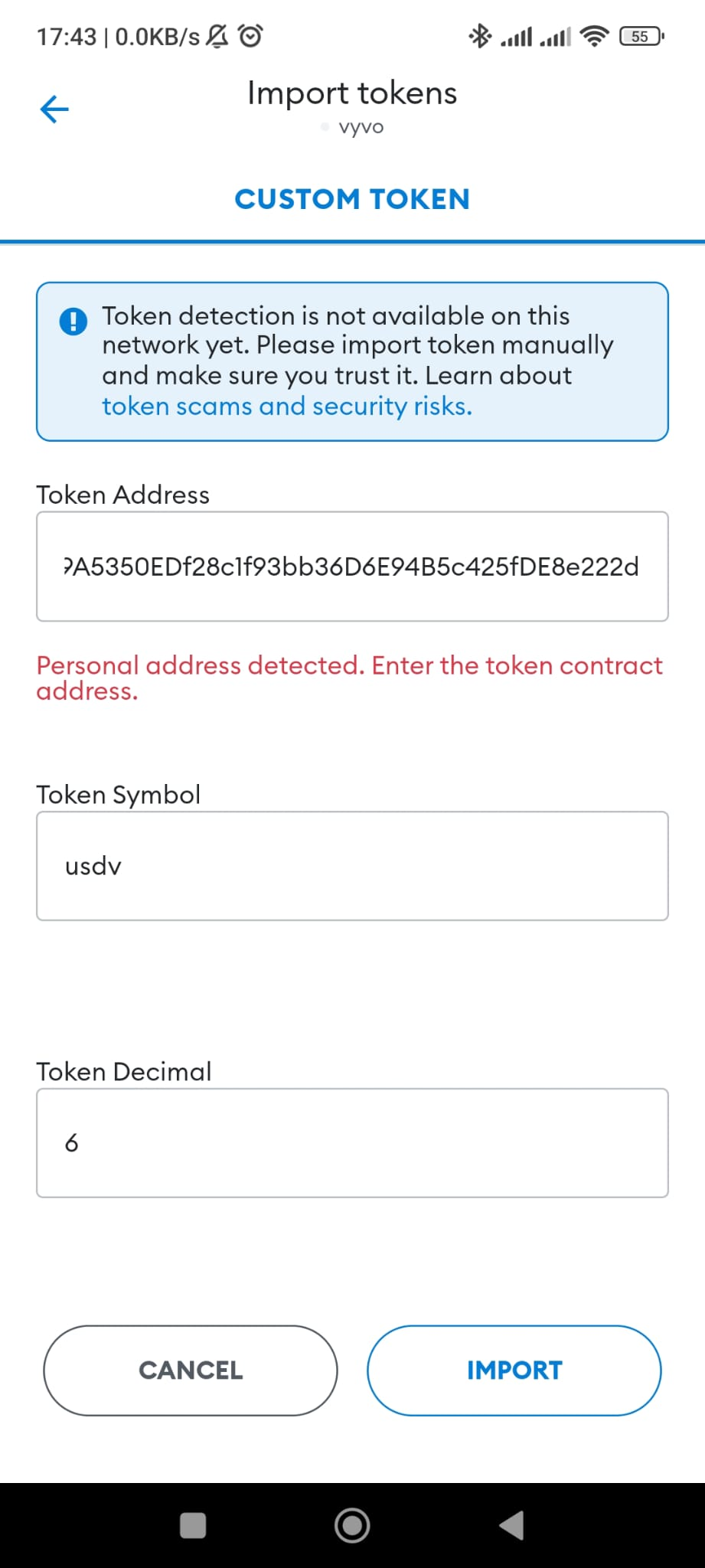 Unable To Add Custom Tokens With Custom Network · Issue 5614 · Metamaskmetamask Mobile · Github 0498