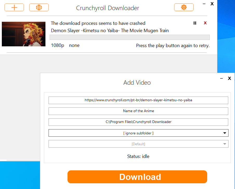 The download process seems to have crashed · Issue #366 · hama3254 ...