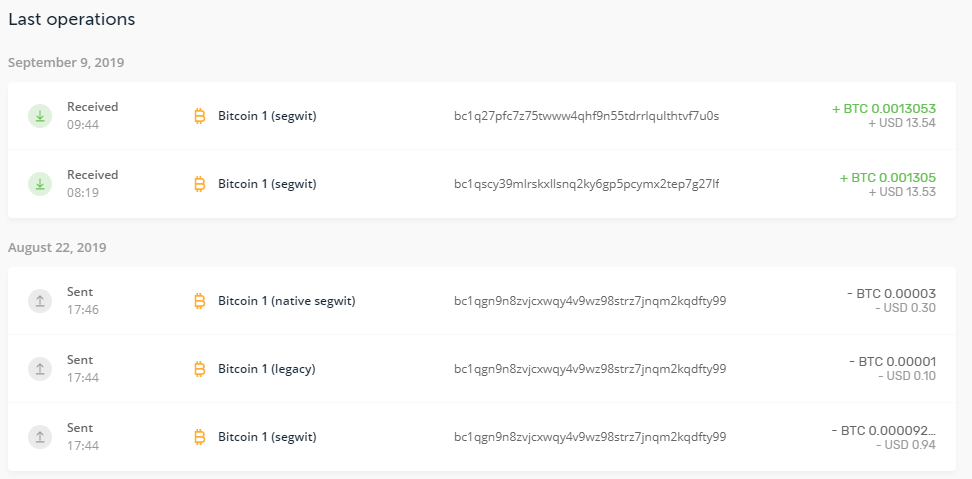 Identify own addresses in transaction details · Issue #2347 · LedgerHQ/ledger-live-desktop · GitHub