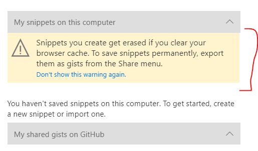 Add the yellow message bar in backstage (localstorage warning) · Issue #434 · OfficeDev/script ...