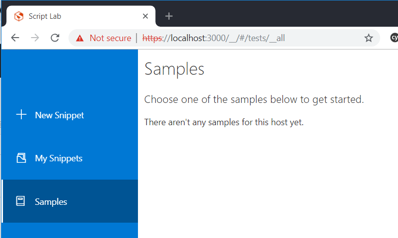 Cypress doesn't seem to work anymore · Issue #659 · OfficeDev/script-lab · GitHub