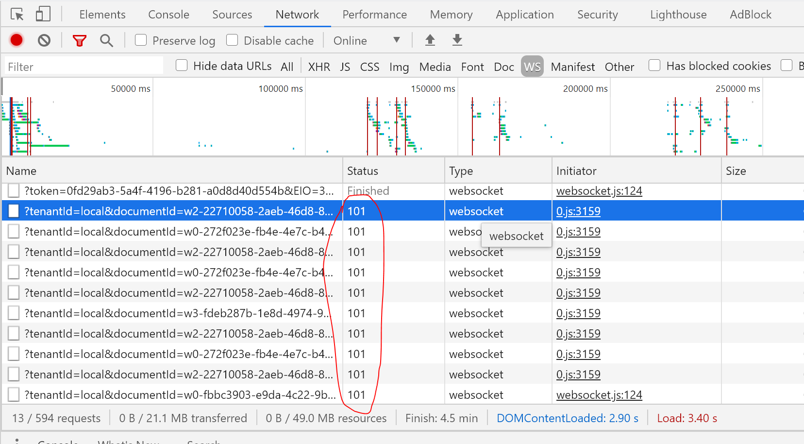 Web sockets hang around even after calling "container.close()" · Issue #4335 · microsoft ...