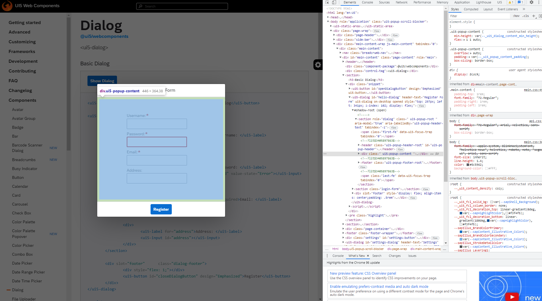 Dialog Here May Be An Incorrect Padding Around The Content · Issue 4402 · Sapui5