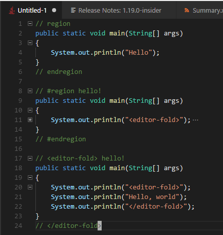 Fix broken regex of OR condition for fold marker. by pr-yemibedu · Pull ...