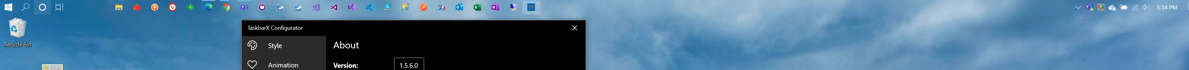 Centering creeps from left to right over time · Issue #351 · ChrisAnd1998/TaskbarX · GitHub