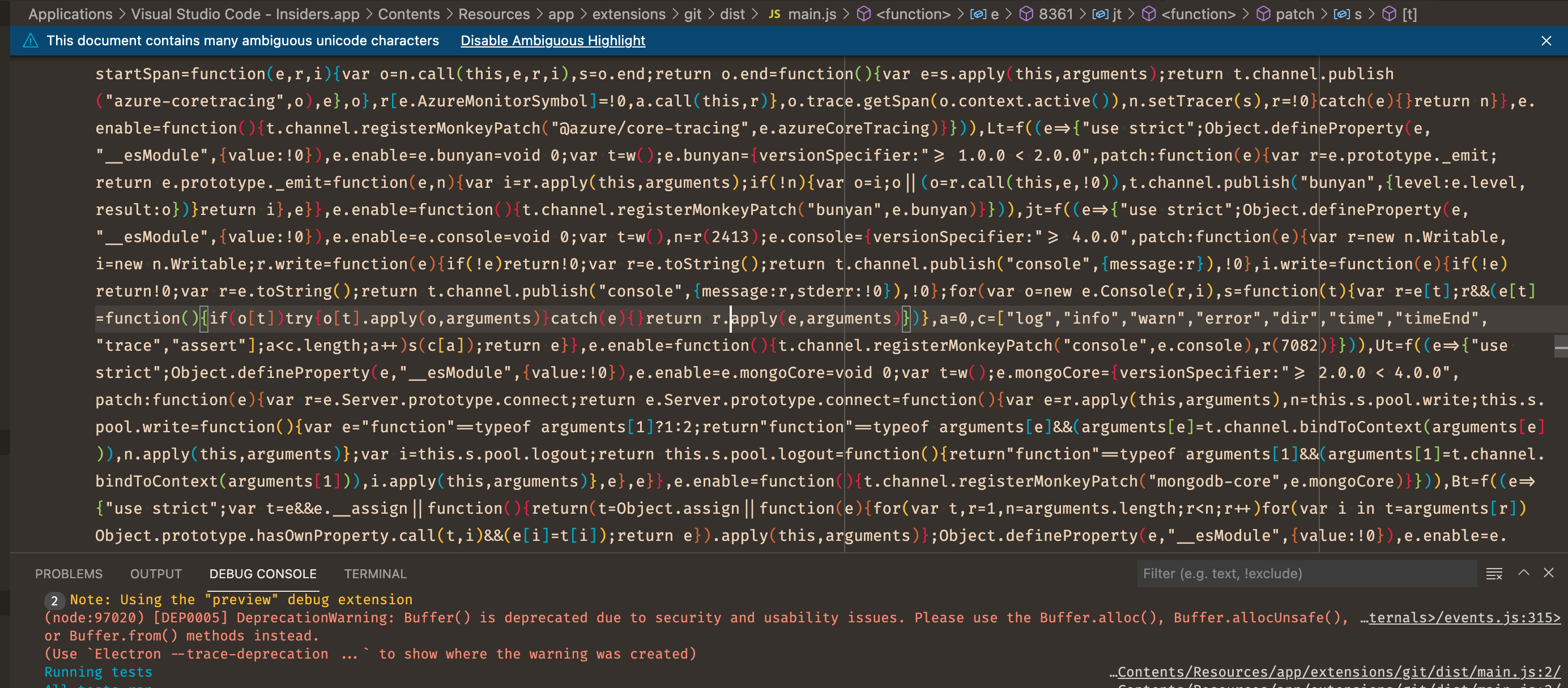 Git extension should not wrap `console` methods · Issue #139896 · microsoft/vscode · GitHub