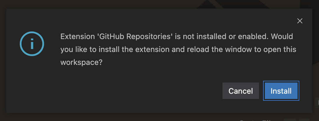 Install prompt loop on vscode.dev · Issue #219 · microsoft/vscode-remote-repositories-github ...