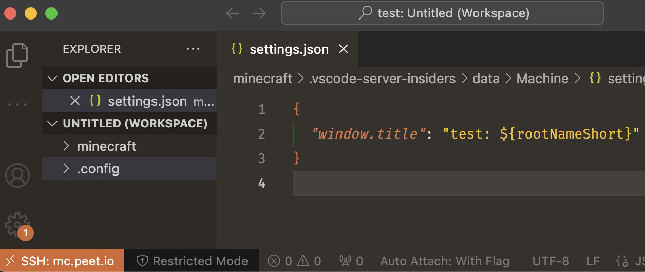 ${rootNameShort} shows (Workspace) for remote SSH workspaces · Issue ... ${rootNameShort} shows (Workspace) for remote SSH workspaces · Issue ...
