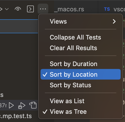 Feature Request Keep The Selection In Test Explorer After Running Multiple Tests · Issue
