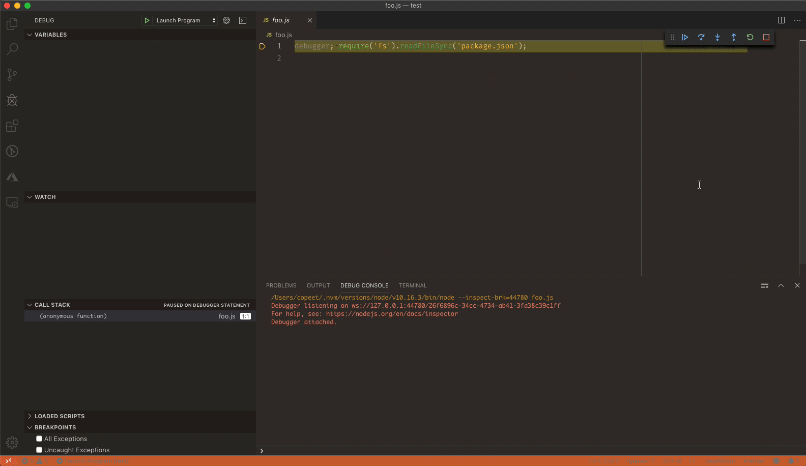 Test Default Node Internals In Skipfiles · Issue 83546 · Microsoftvscode · Github 