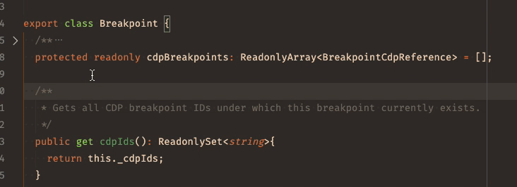 [folding] deleting first folded region in block folds the entire block ...