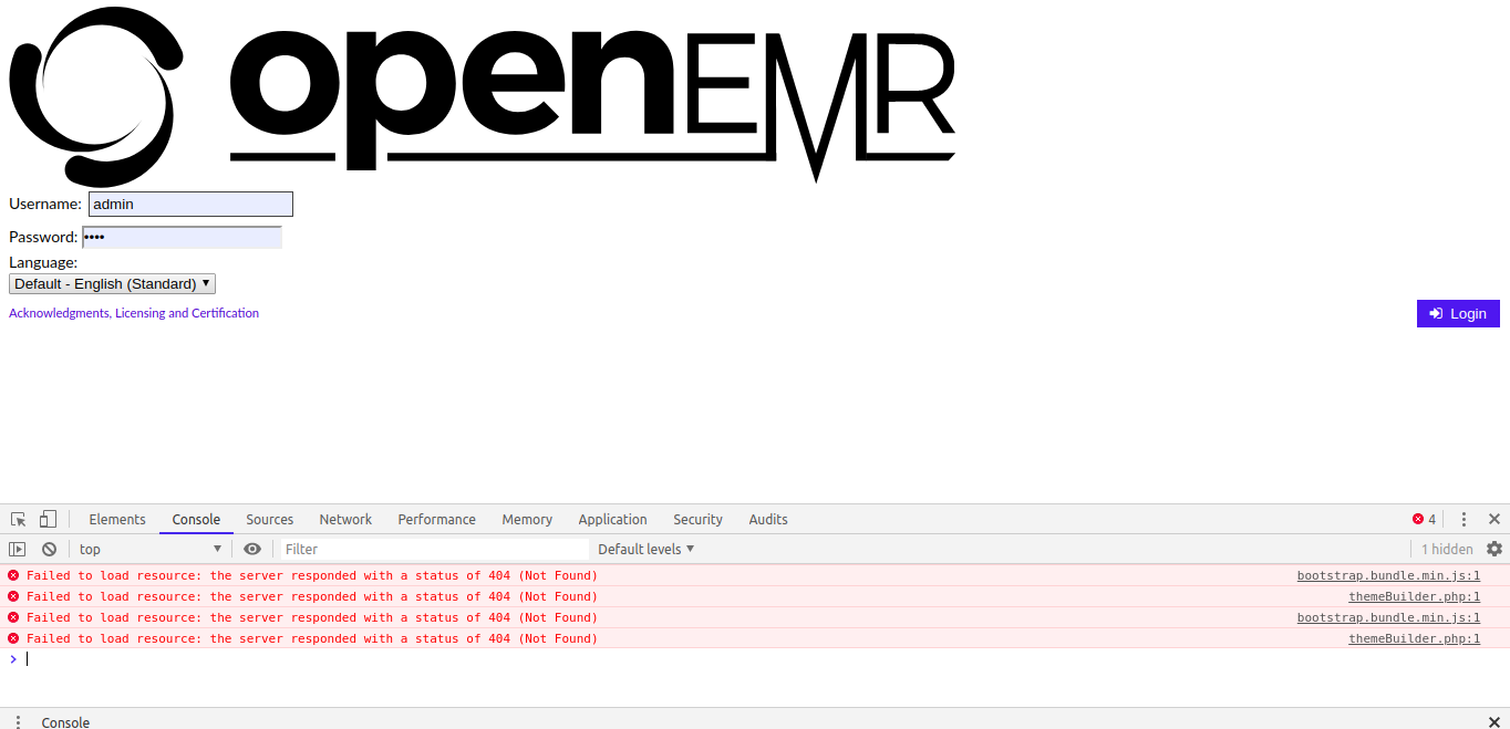 OpenEMR pages not working after I pull in latest code in docker install ...