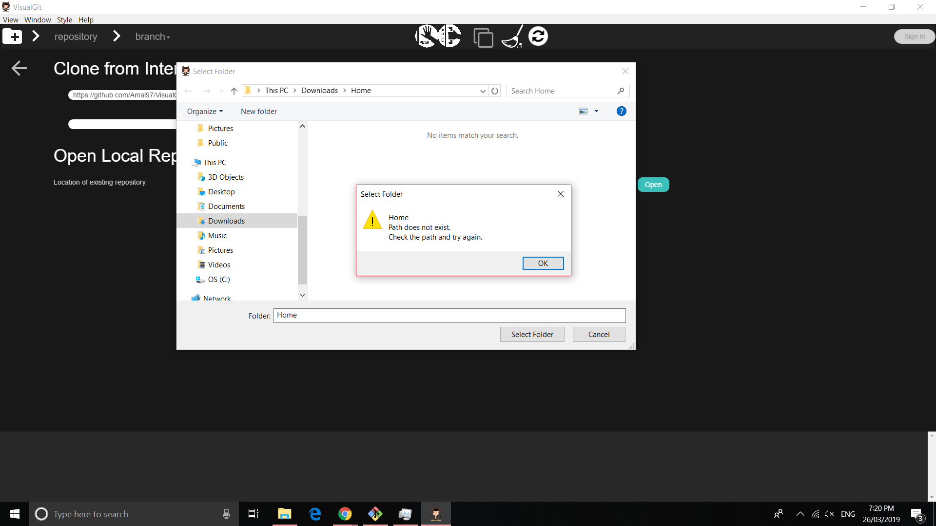 Issue with selecting folder when cloning -Path Does not Exist · Issue #27 · uvicgse/project ...