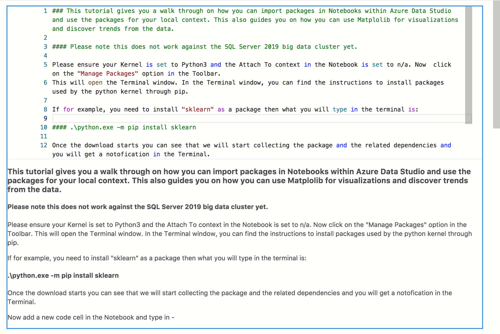 Markdown cell types have scroll bar · Issue #3409 · microsoft ...
