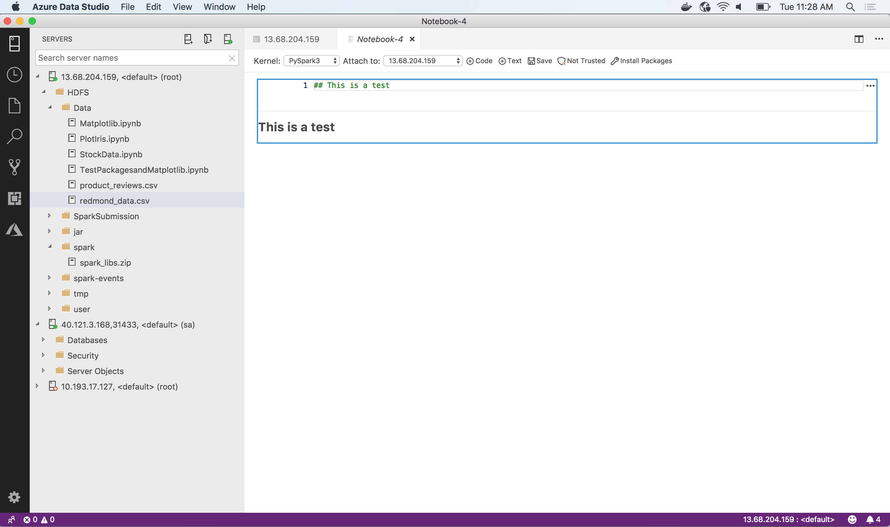 Clicking outside the markdown cell is not toggling from the preview ...