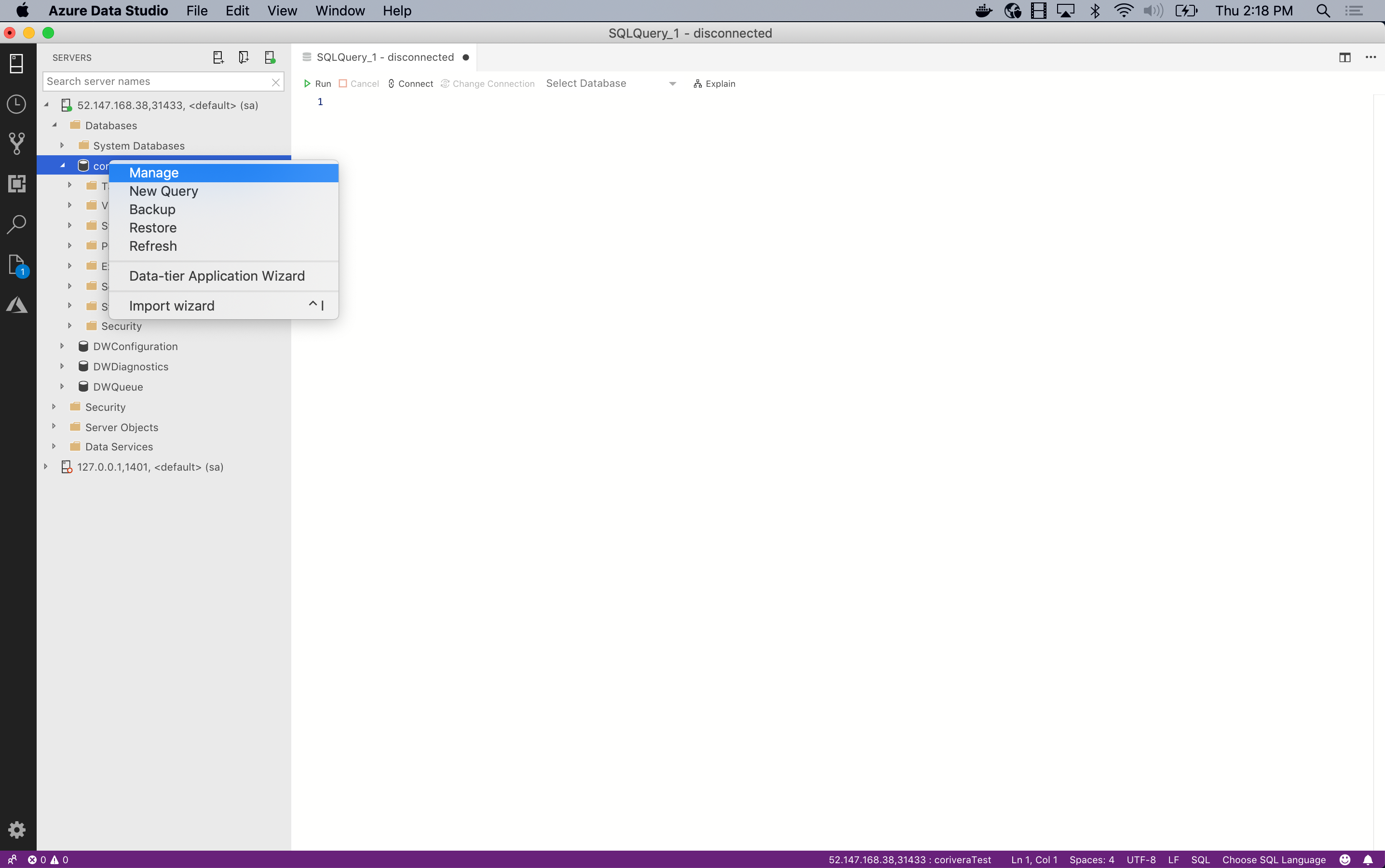 Create External Table Menu option not shown after the extension is loaded. · Issue #4336 ...