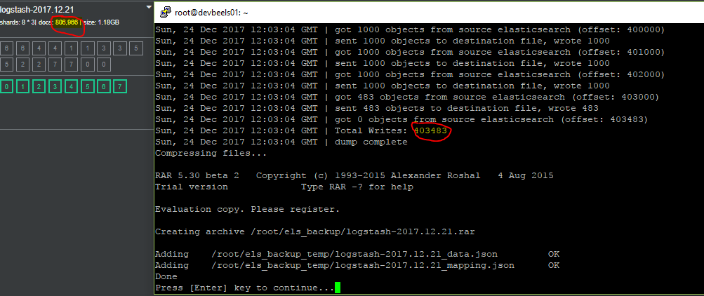 Easticdump Dumps Exactly Half Of The Documents · Issue 375 · Elasticsearch Dumpelasticsearch 2728