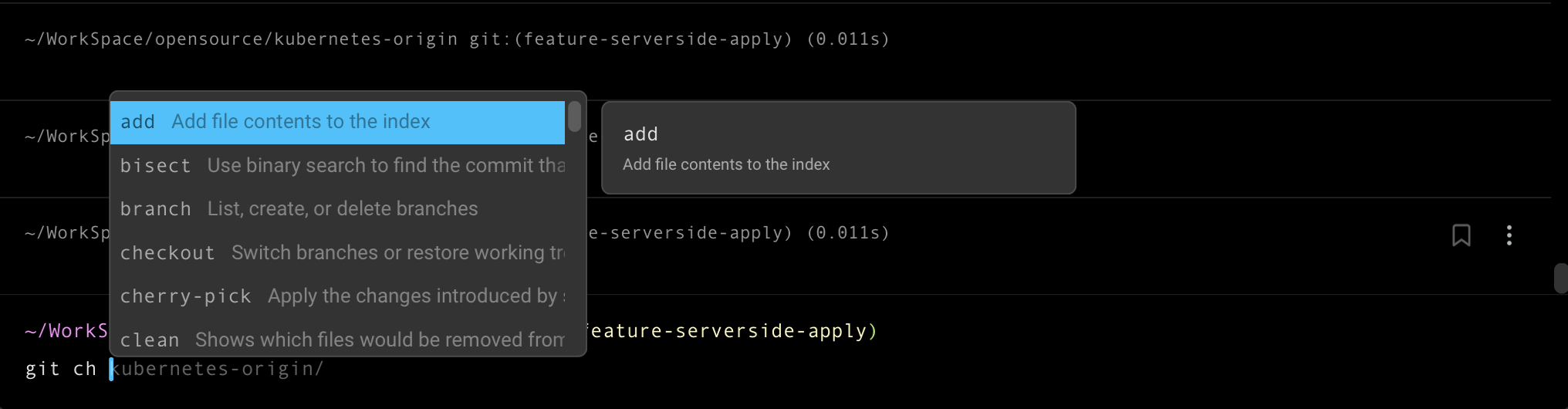 Completions for alias · Issue #1586 · warpdotdev/Warp · GitHub