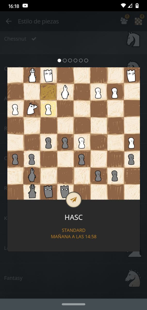 Issue: When Horsey board theme is selected, applies horsey piece theme ...