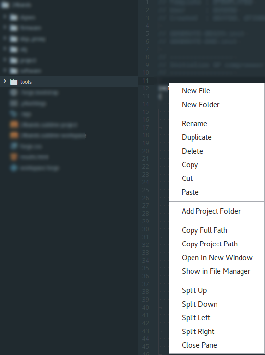 When invoking context menu using keyboard in tree-view focus, the "Search in Directory" option ...