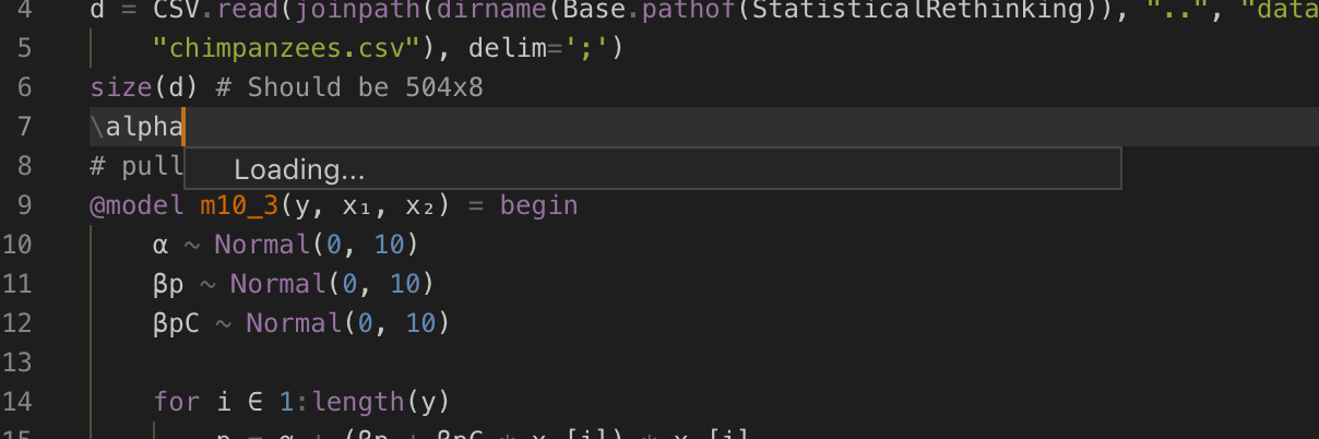 Latex completion not working · Issue #613 · julia-vscode/julia-vscode ...