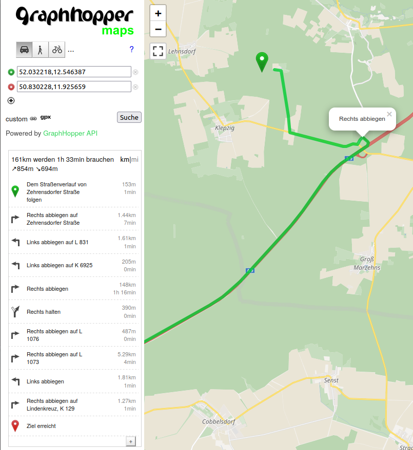 Allow To Locate Instructions On The Route · Issue 191 · Graphhopper Graphhopper Maps · Github