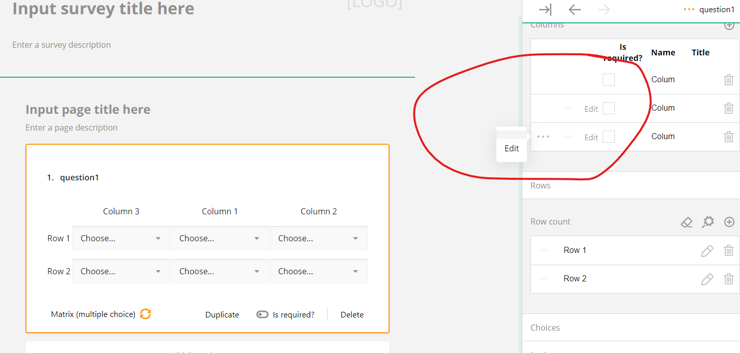 v2: matrices drag drop: move drag drop icon from actions · Issue #1625 · surveyjs/survey-creator ...