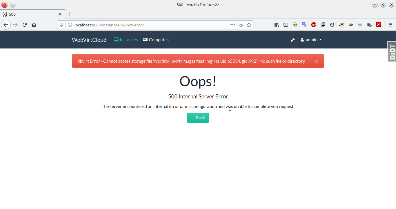 @real-gecko instances branch issues · Issue #336 · retspen/webvirtcloud · GitHub