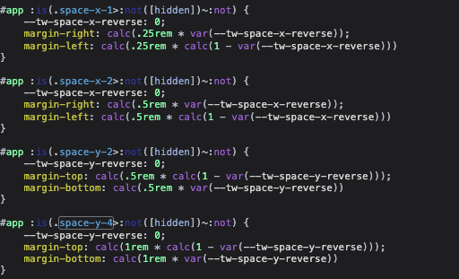 v3.3.2 Space Between Not Working · Issue #11584 · tailwindlabs/tailwindcss · GitHub