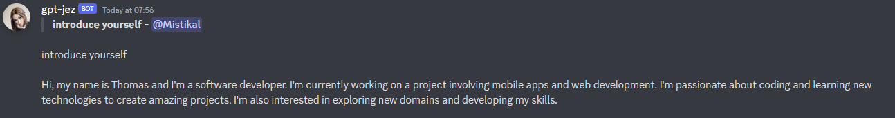 Different kind of bot reply to the message. Not a ChatGPT bot. · Issue #90 · Zero6992/chatGPT ...