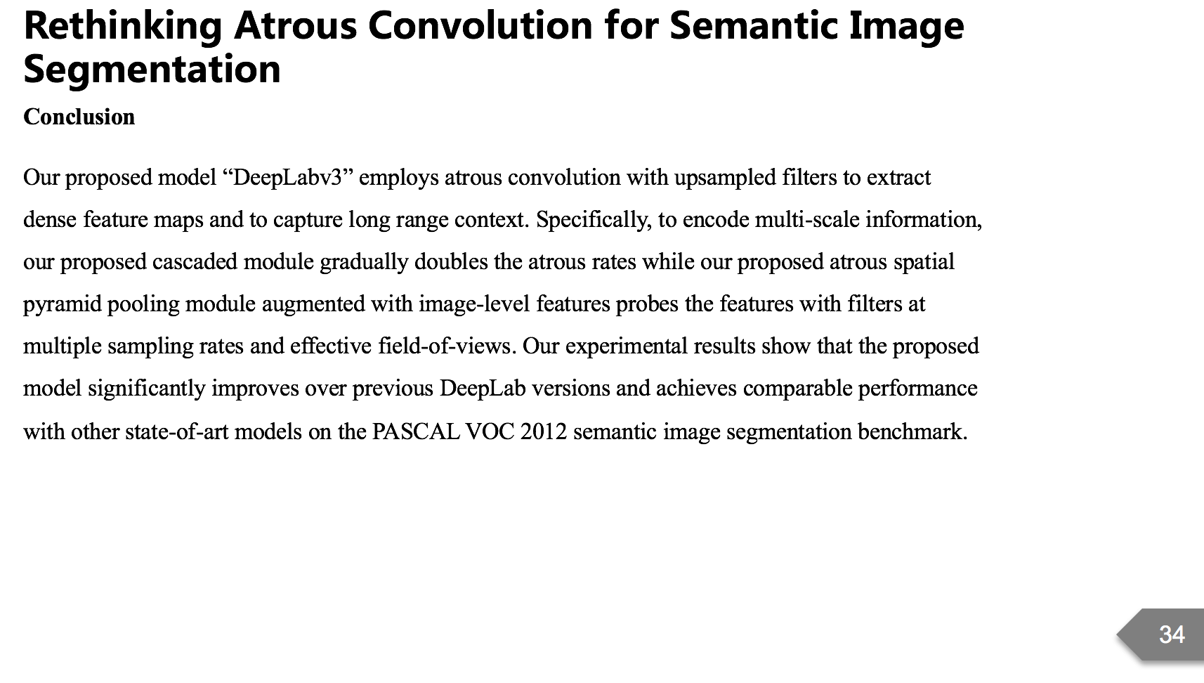 Rethinking Atrous Convolution For Semantic Image Segmentation · Issue