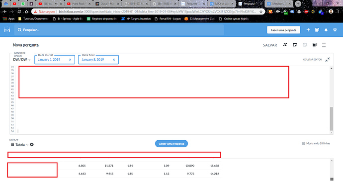 Auto Resize Native Query Results · Issue 9250 · Metabasemetabase · Github