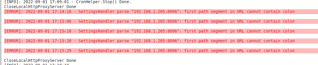 Unsupported protocol scheme · Issue #475 · ChineseSubFinder/ChineseSubFinder · GitHub