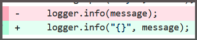 Parameterized Logging parameterizes logging statements even when messages are not concatenated ...