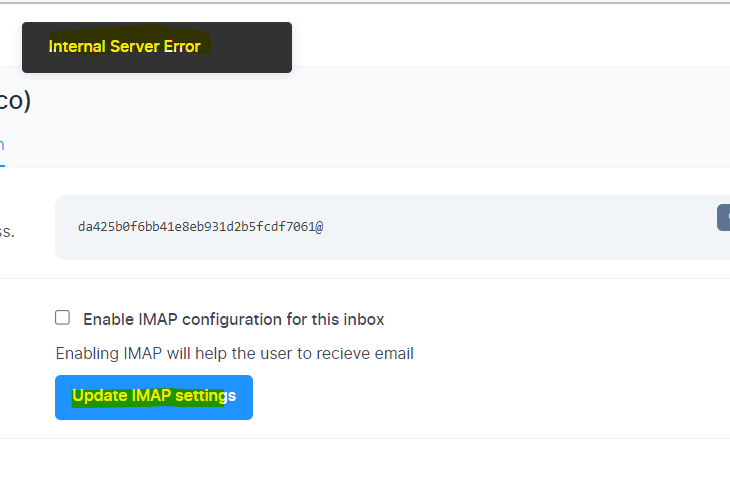 Error Configuration Inbox Email Imap · Issue 7032 · Chatwootchatwoot · Github 